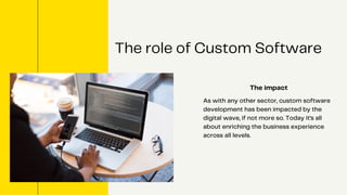 4 custom software development trends | PPT