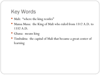 4c west african kingdoms | PPT