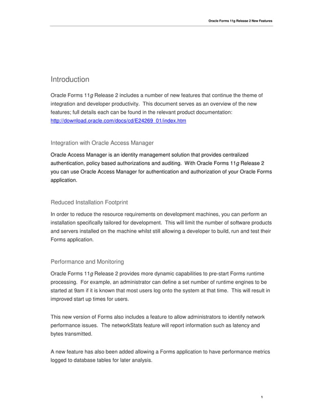 Oracle forms 11g release 2 (11.1.2) new | PDF