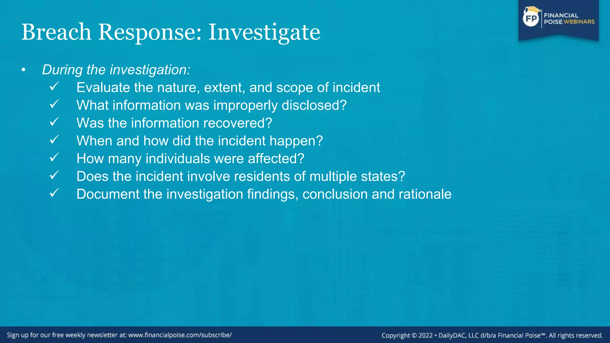 CYBER SECURITY and DATA PRIVACY 2022: Data Breach Response - Before and ...