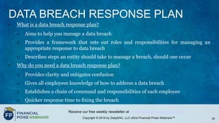 Data Breach Response: Before and After the Breach (Series ...