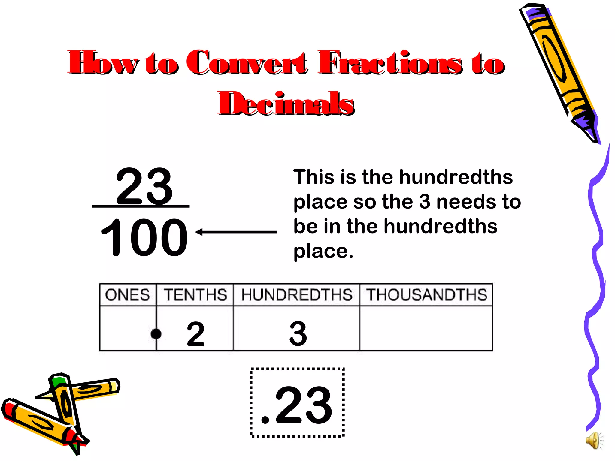 4d. fraction to decimal | PPT