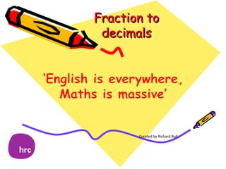 4d. fraction to decimal | PPT