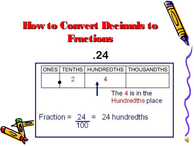 4d. fraction to decimal | PPT