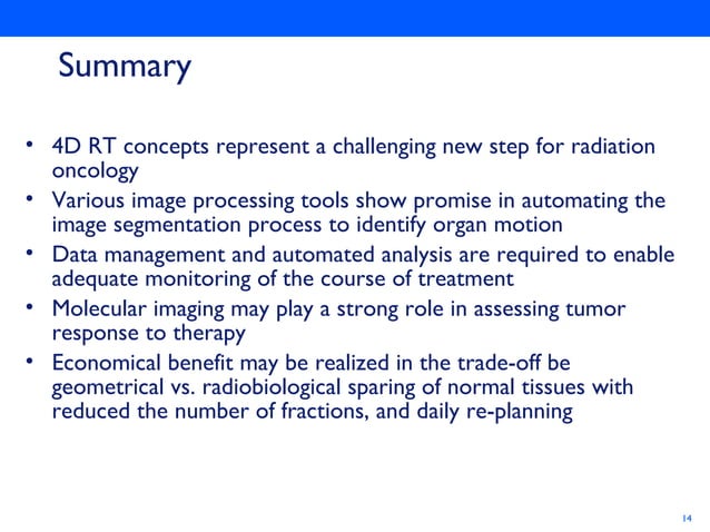 4 D Adaptive Radiotherapy & Tomotherapy | PPT | Cancer | Diseases and ...