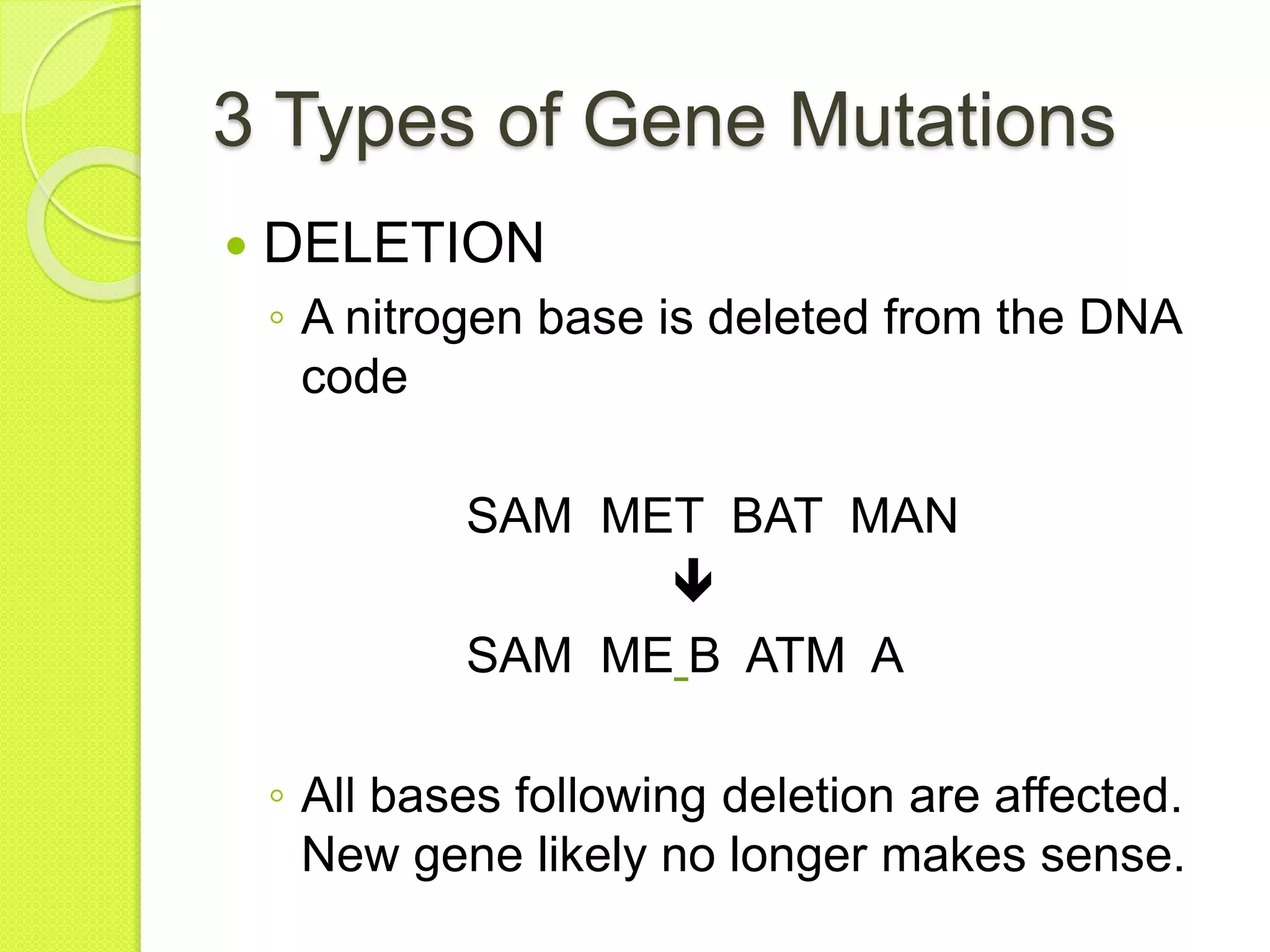 4d gene mutations | PPTX