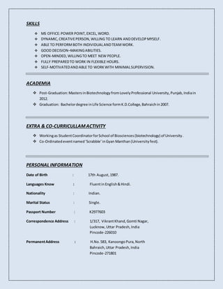 cv new | PDF
