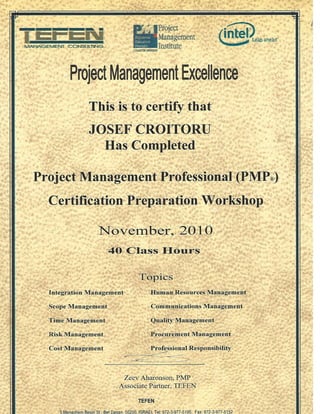 PMP Certification | PDF
