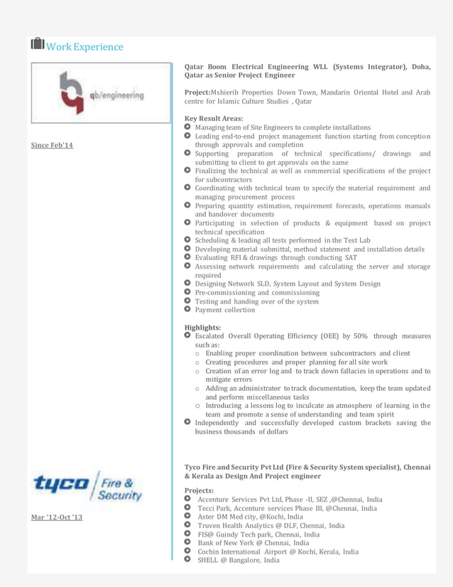 Vinoth ELV CV | DOCX