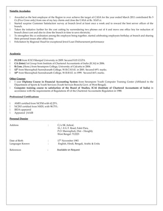 CV by Naukri HDFC | DOC