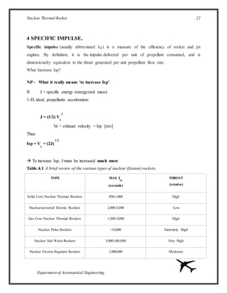 NuclearTherma Rocket | PDF | Chemistry | Science