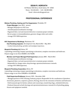 DRH resume | PDF