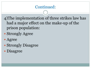 RM Presentation on three strikes law | PPT