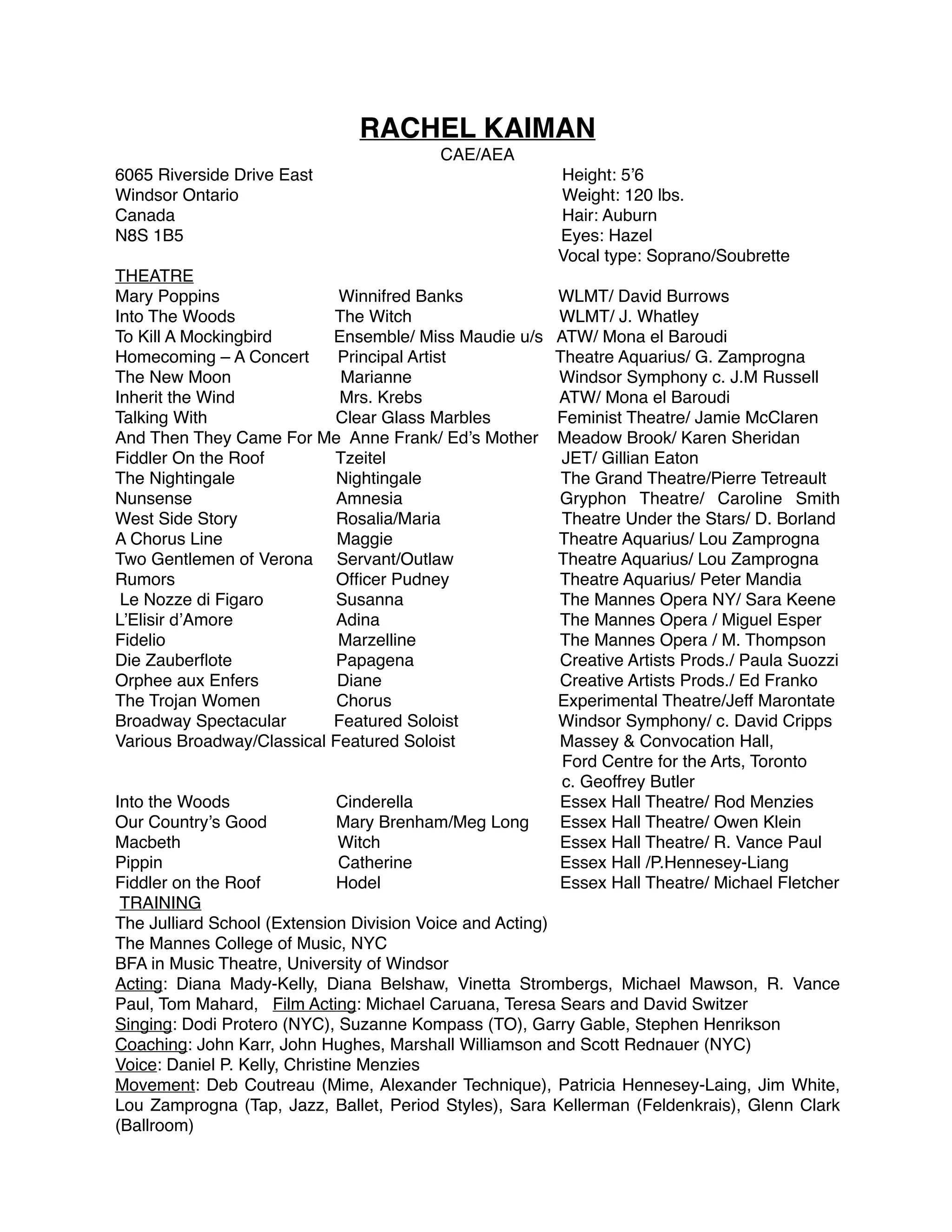 resumemac2 | PDF | Musicals | Genres