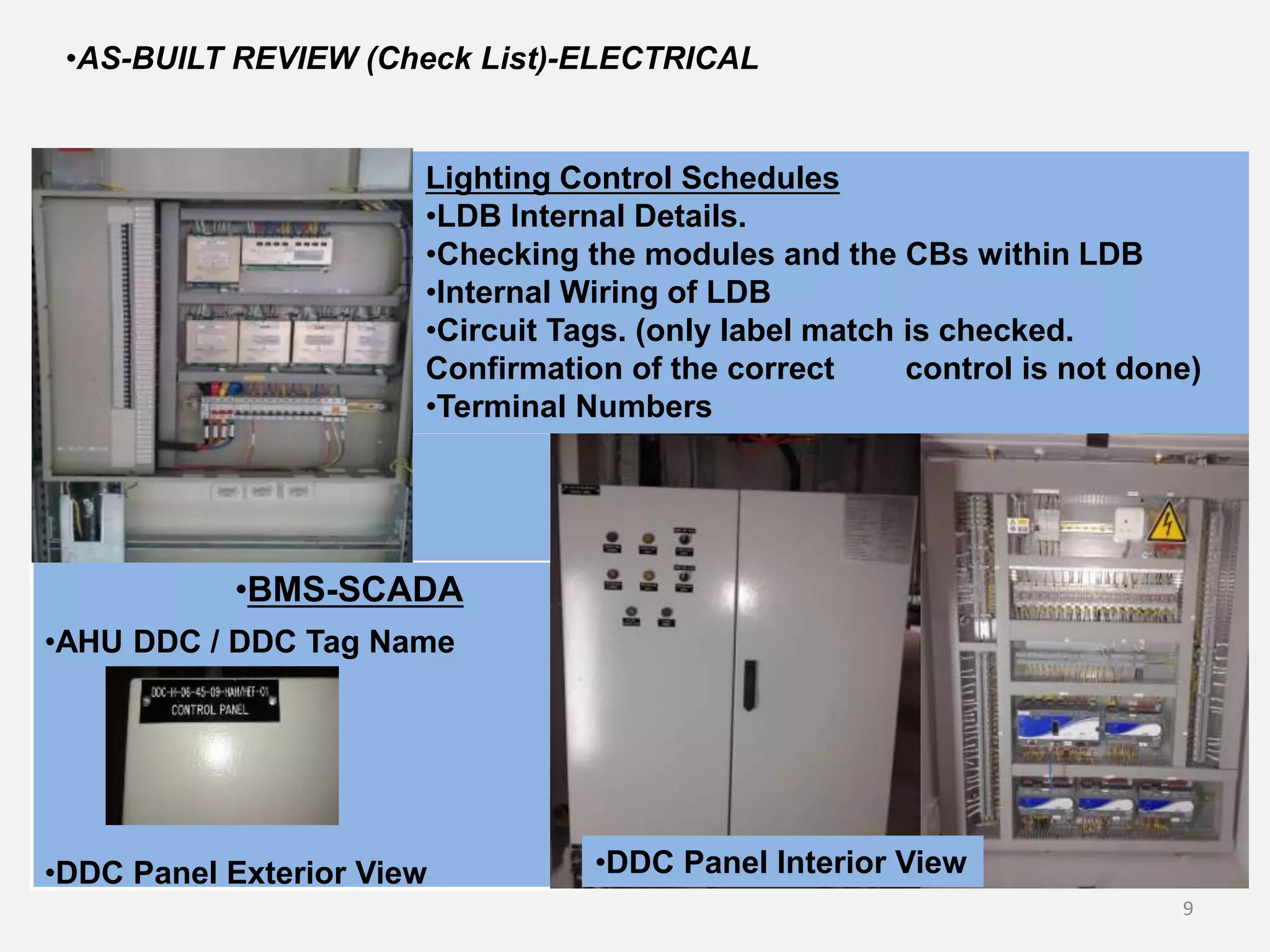 AS-BUILT CHECKINGREPORT | PPTX