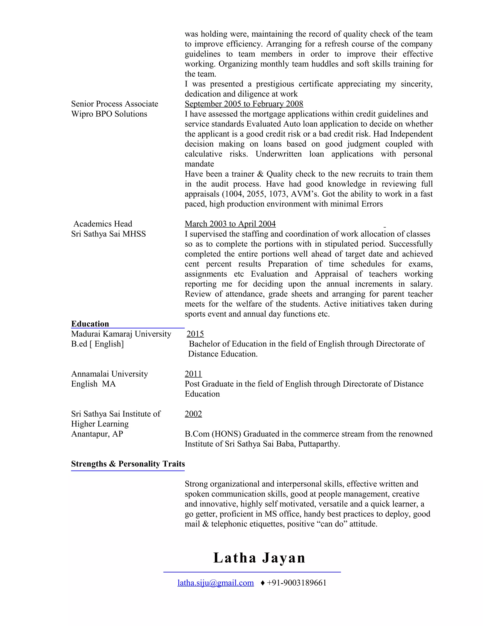 LATHA UPDATED RESUME new | DOC