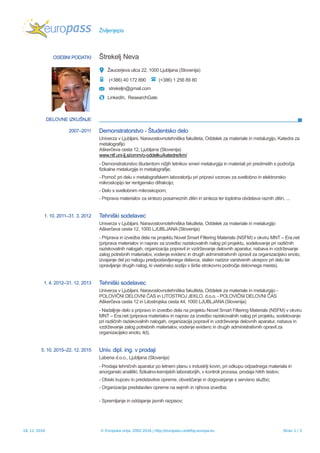 CV-Štrekelj | PDF