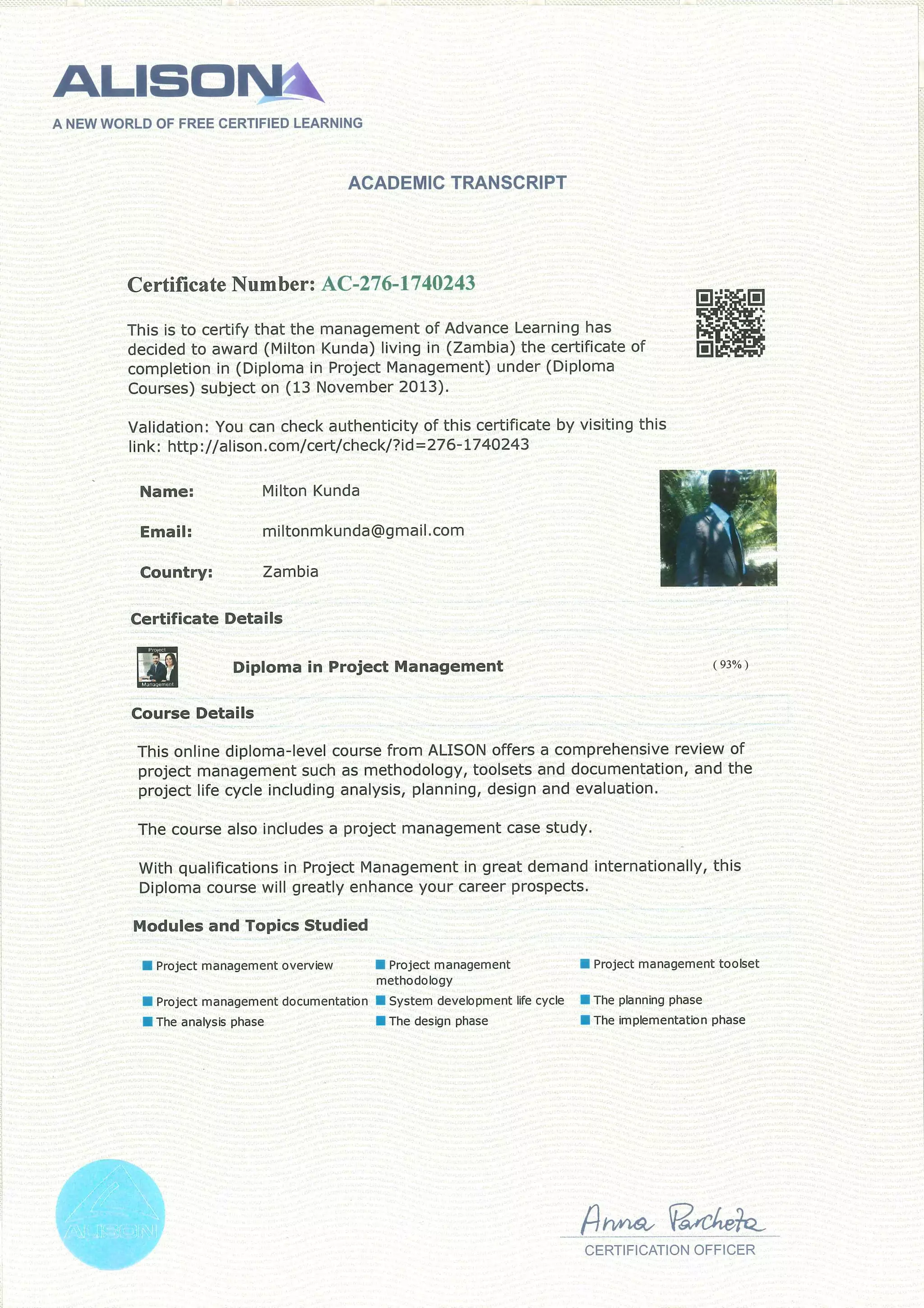 Alison Diploma | PDF