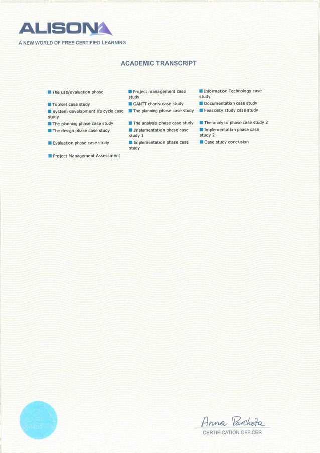 Alison Diploma | PDF