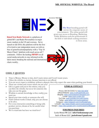 Cool V EPK 2016 | PDF