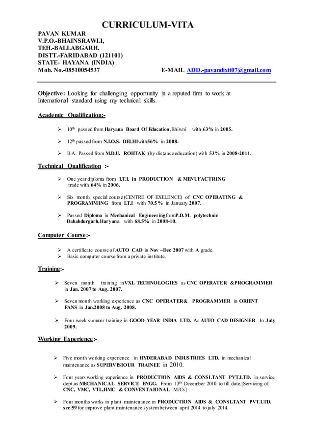 pavan resume | PDF