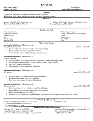 Krystal Hall Resume Update | DOCX