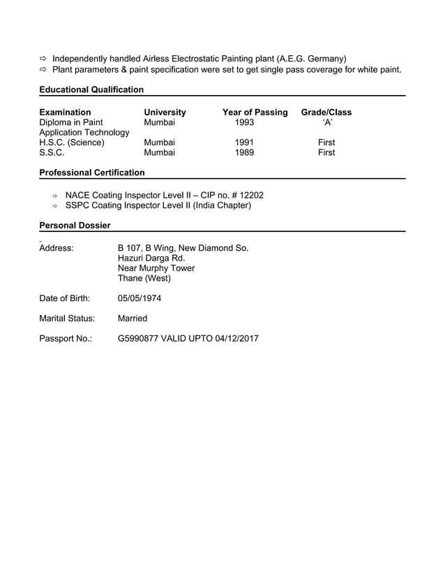 subodh cv b | PDF