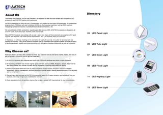 AATECH LED Catalogue 2015 | PDF
