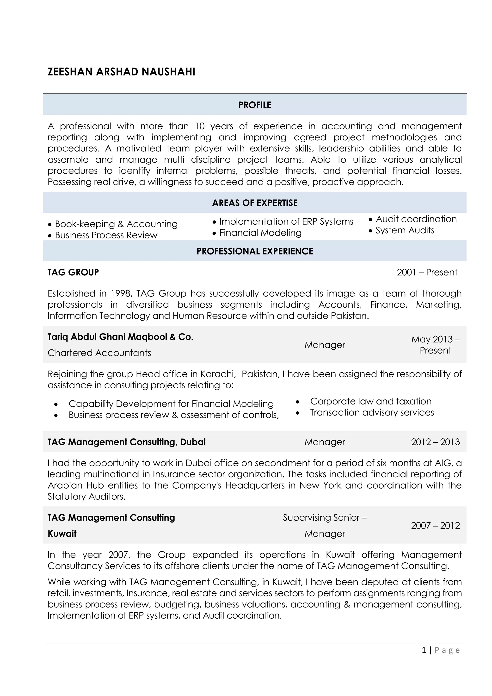 Resume-Zeeshan | PDF