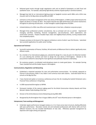 Philip Singleton CV September 2015 LinkedIn | PDF | Business ...