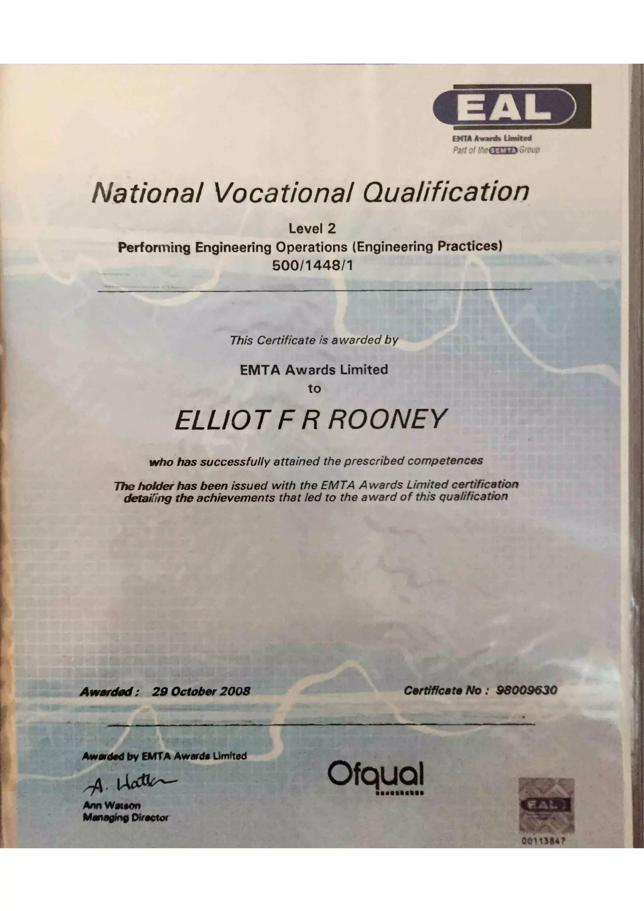 NVQ LEVEL 2 - Engineering | PDF