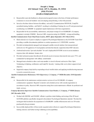 Commo Resume | PDF