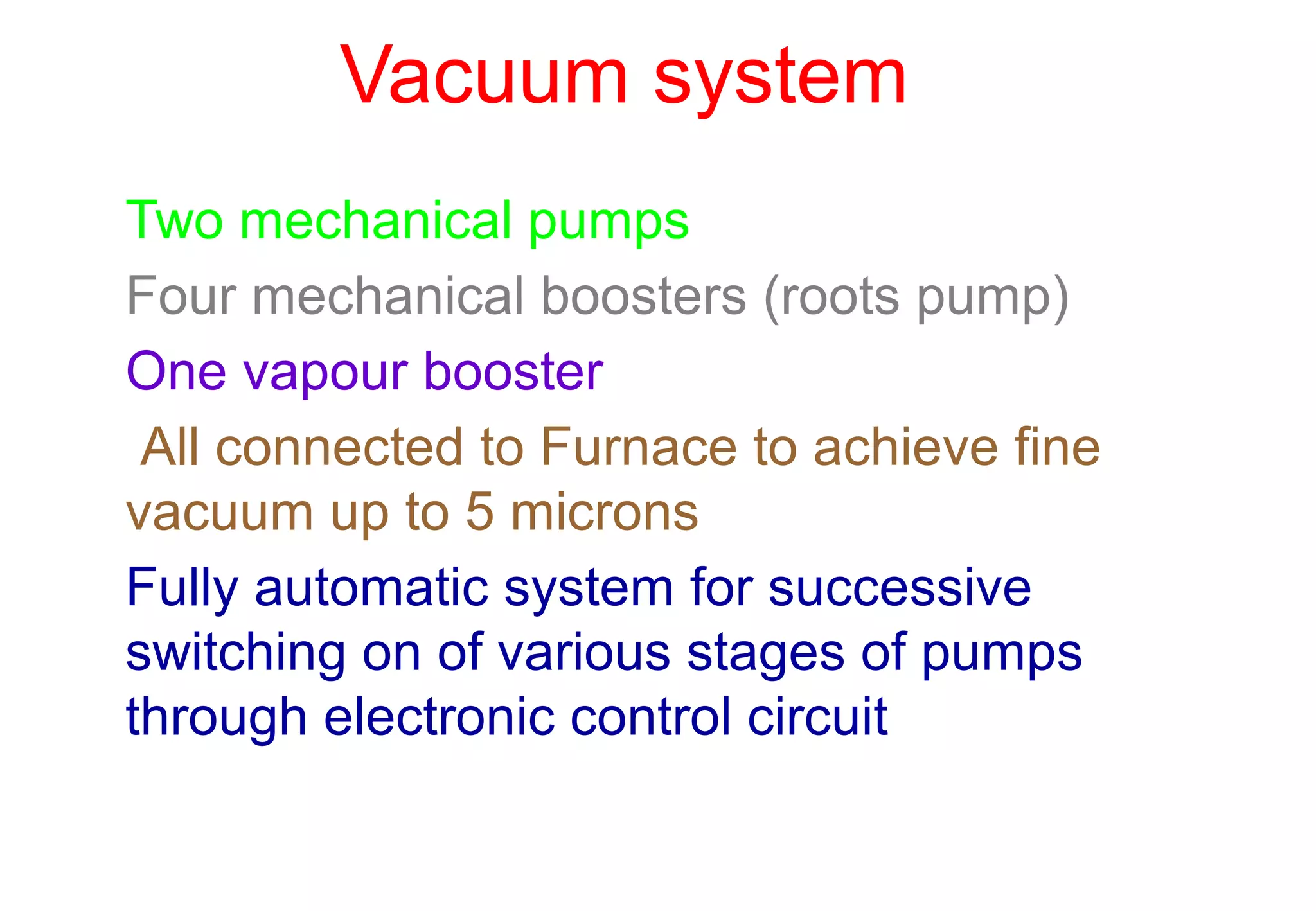 Vacuum Arc Remelting Furnaces In Midhani Ppt