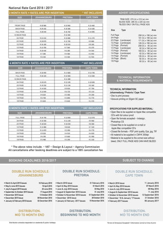 National Renovate Rate Card 2016-17 INCL (print) | PDF