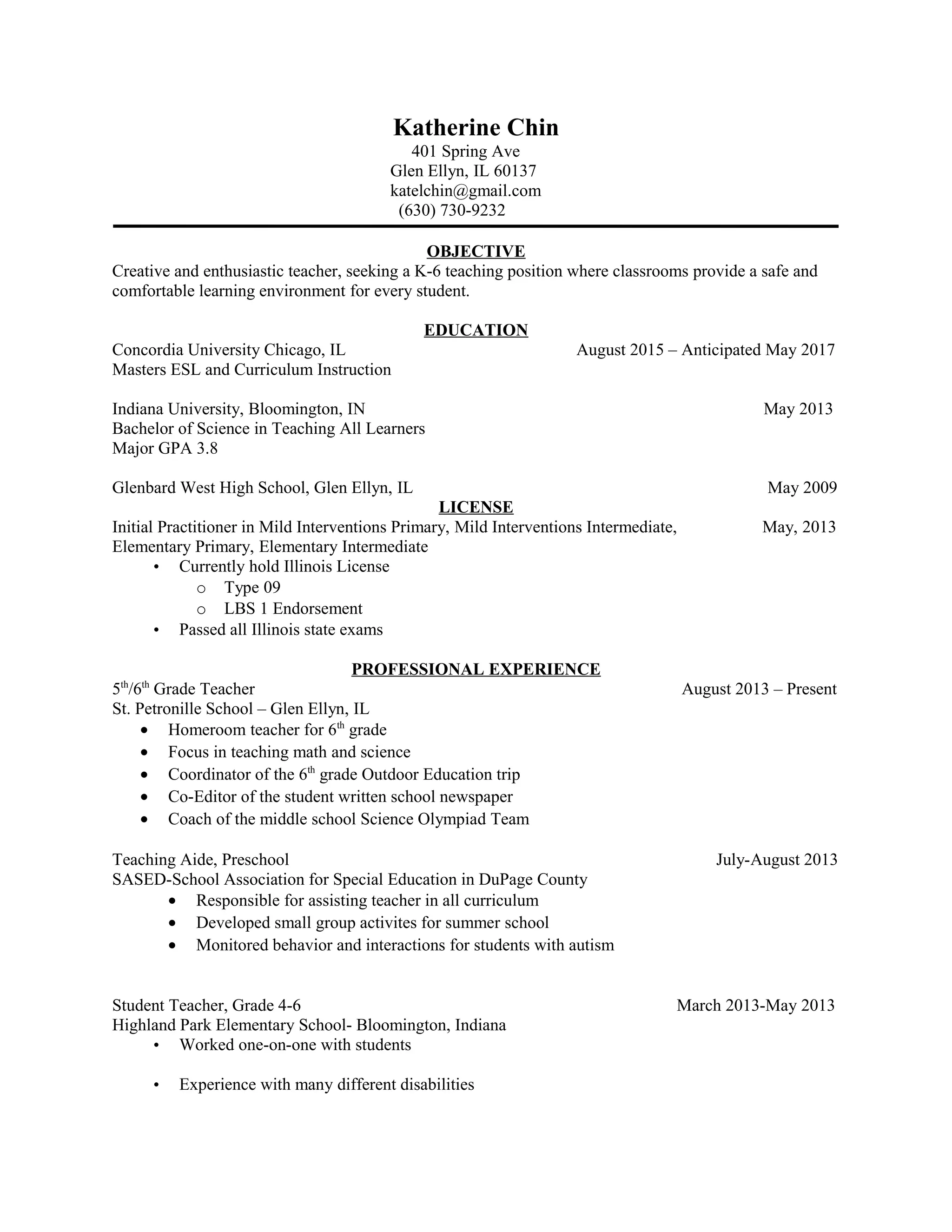 Current Resume 1-26-16 | DOC