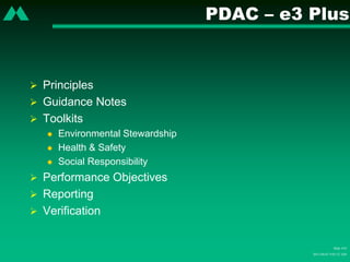 CDA 2012 - Tailings Dams | PPT