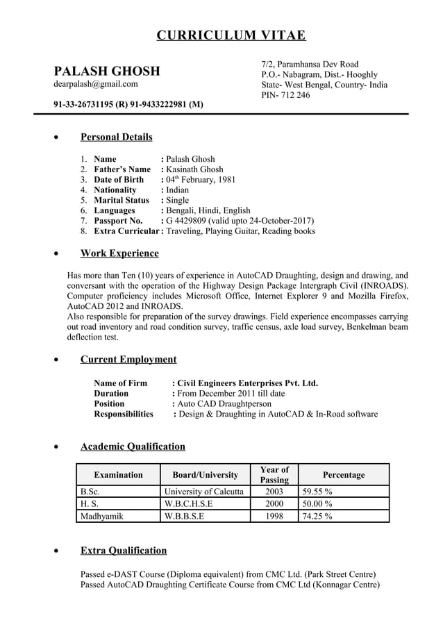 CV_Palash Ghosh_Mar 14 | PDF