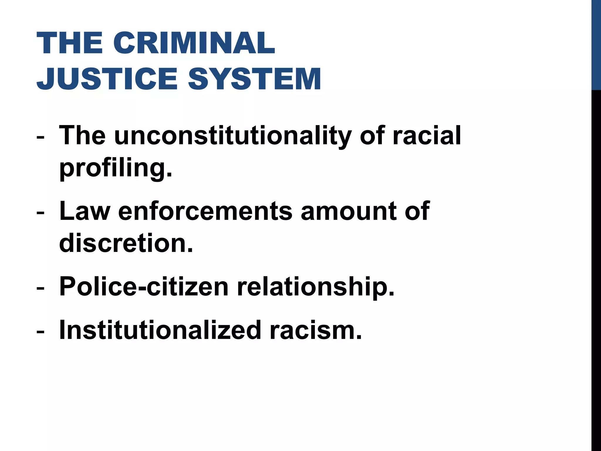 Racial profiling | PPTX