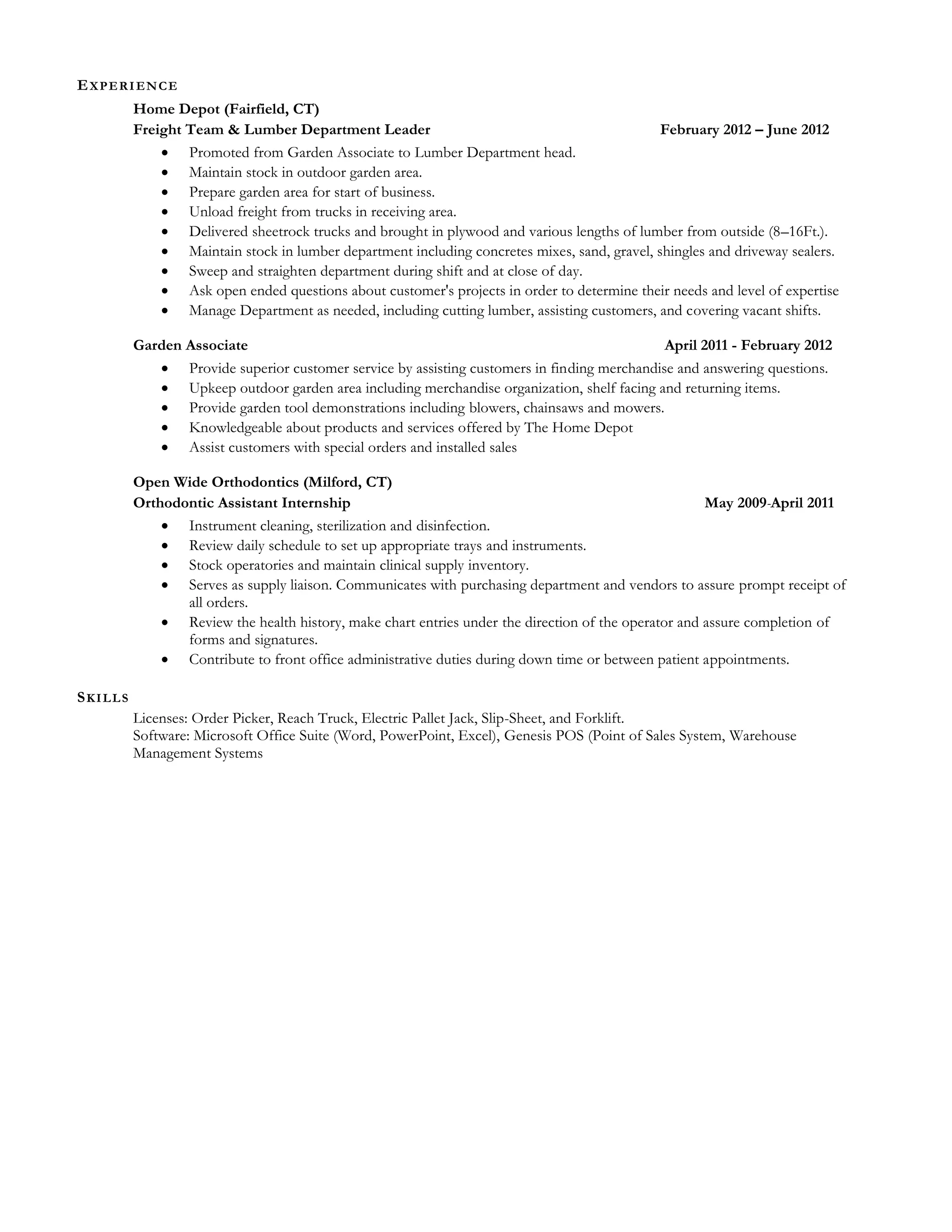 Thomas Phelan Resume | PDF | Logistics | Business