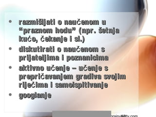 SMISLENO U-îENJE | PPT