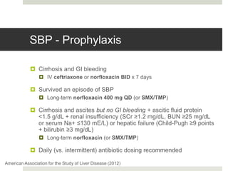 SBP and hepatic encephalopathy | PPTX