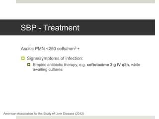 SBP and hepatic encephalopathy | PPTX