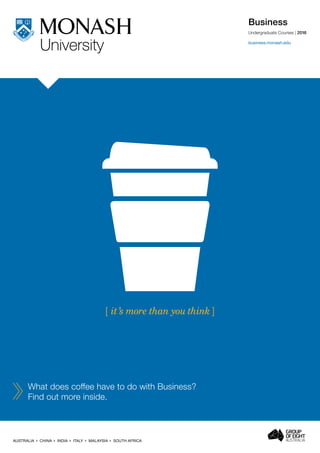Monash BusEco 2016 Course Guide LR | PDF