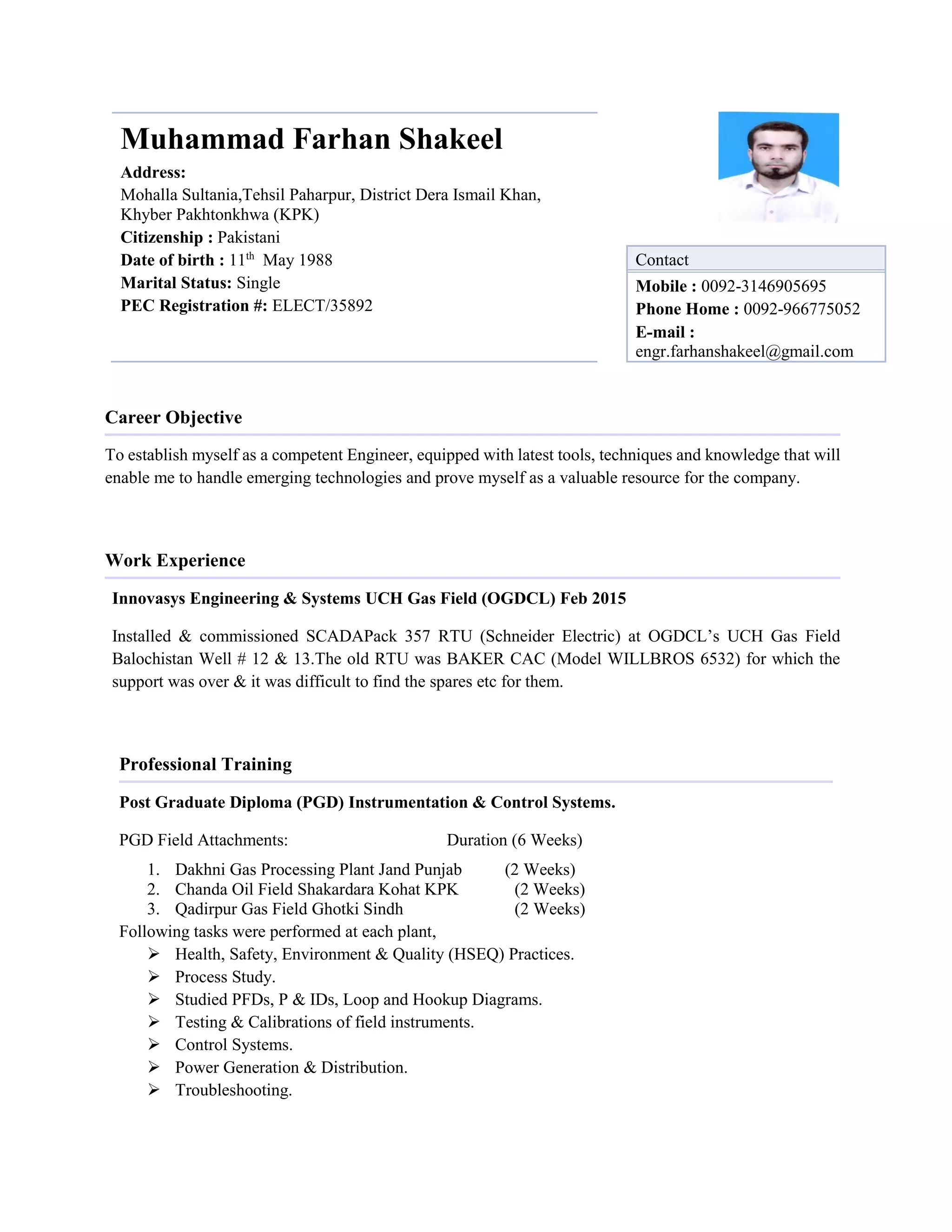 Muhammad Farhan Shakeel | PDF