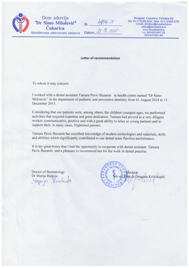 Letter Of Recommendation For Dental Assistant Free Resume Templates letter-of-recommendation-for-dental-assistant-free-resume-templates