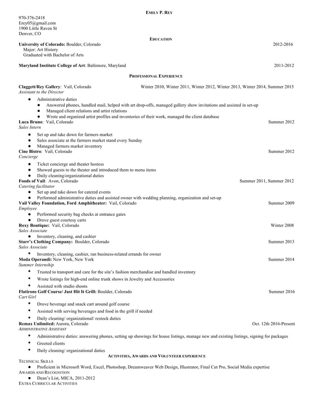 EmilyReyResume | PDF