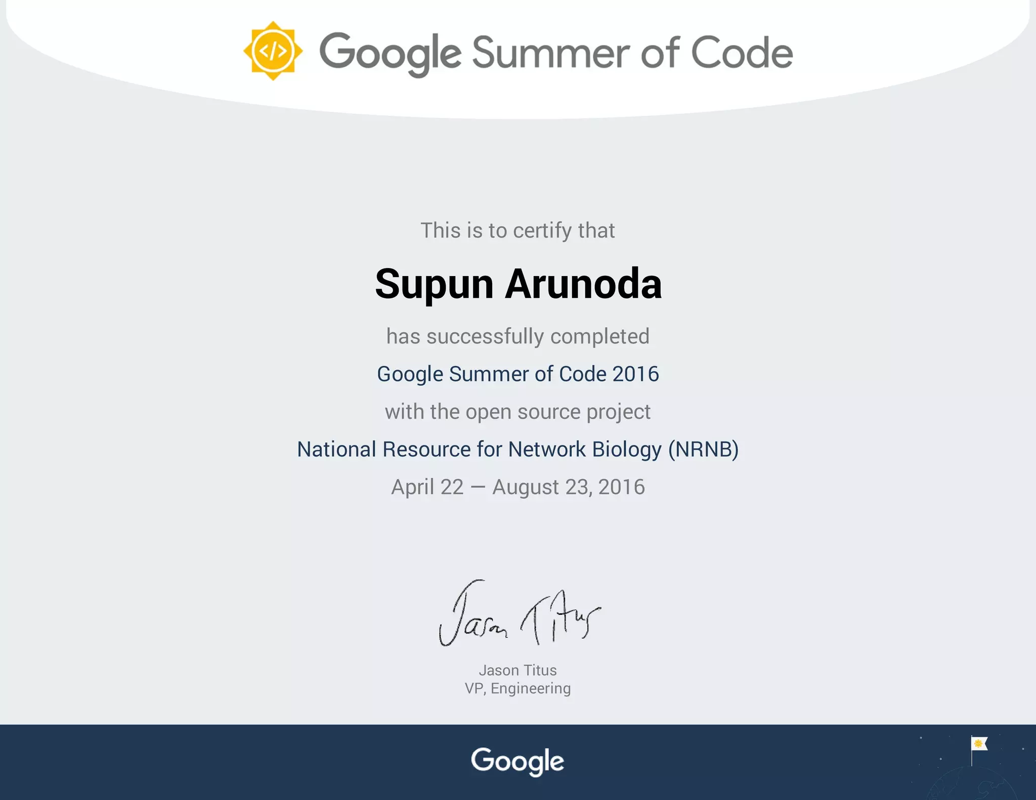gsoc_student for Supun Arunoda | PPT