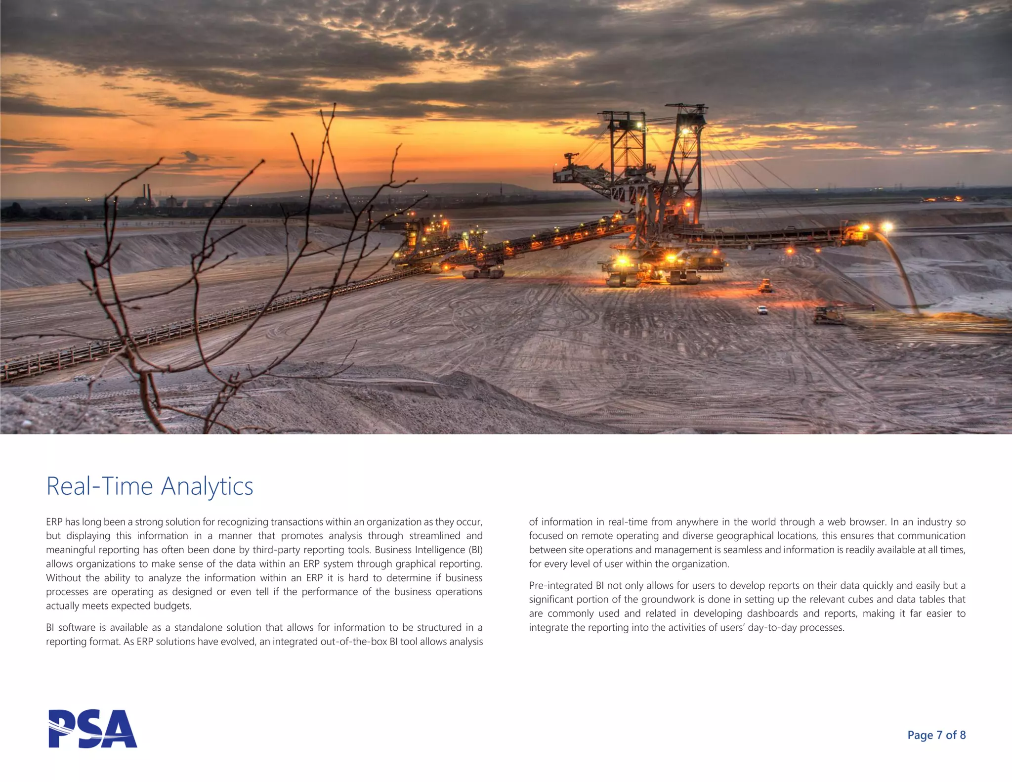 PSA WP - ERP Mining Essentials | PDF