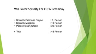 Security Plan FOFG | PPT