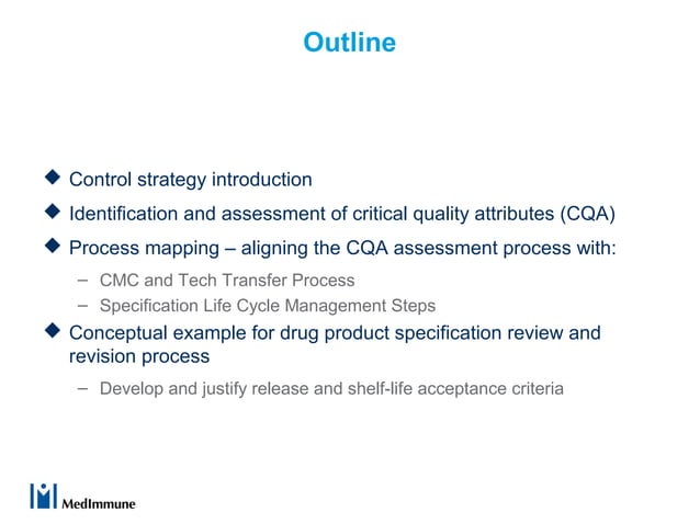 Analytical Control Strategy for Biologics SK17Jan13 | PPT
